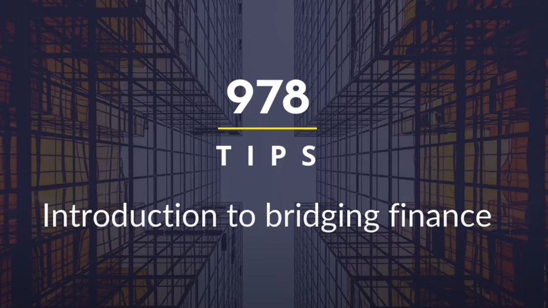 Introduction to Bridging Finance - 978 Finance